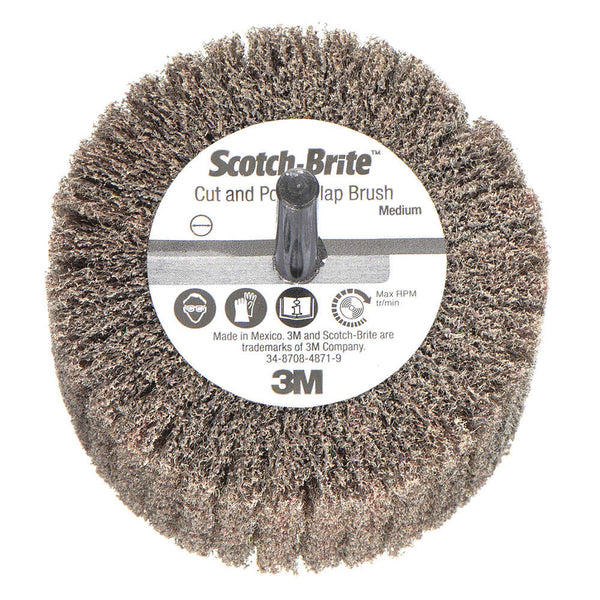 3M™ 16622, Scotch-Brite Cut and Polish Flap Brush - 7000121151 – APSS Store