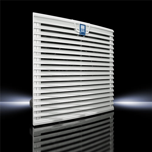 Rittal 3239110 Filter Fan, AC, 115V, 8" x 8" Sq, 71CFM, 49dBA, 17W, 0 ...